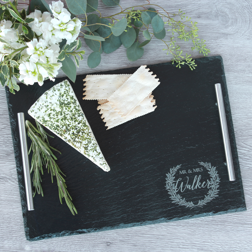 Engraved Slate Charcuterie Tray – BrandandBurn
